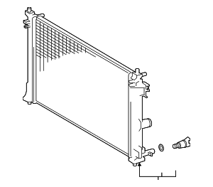 16400-F2180 - 2023-2024 Toyota - Radiator Assembly | Toyota Parts Delivered