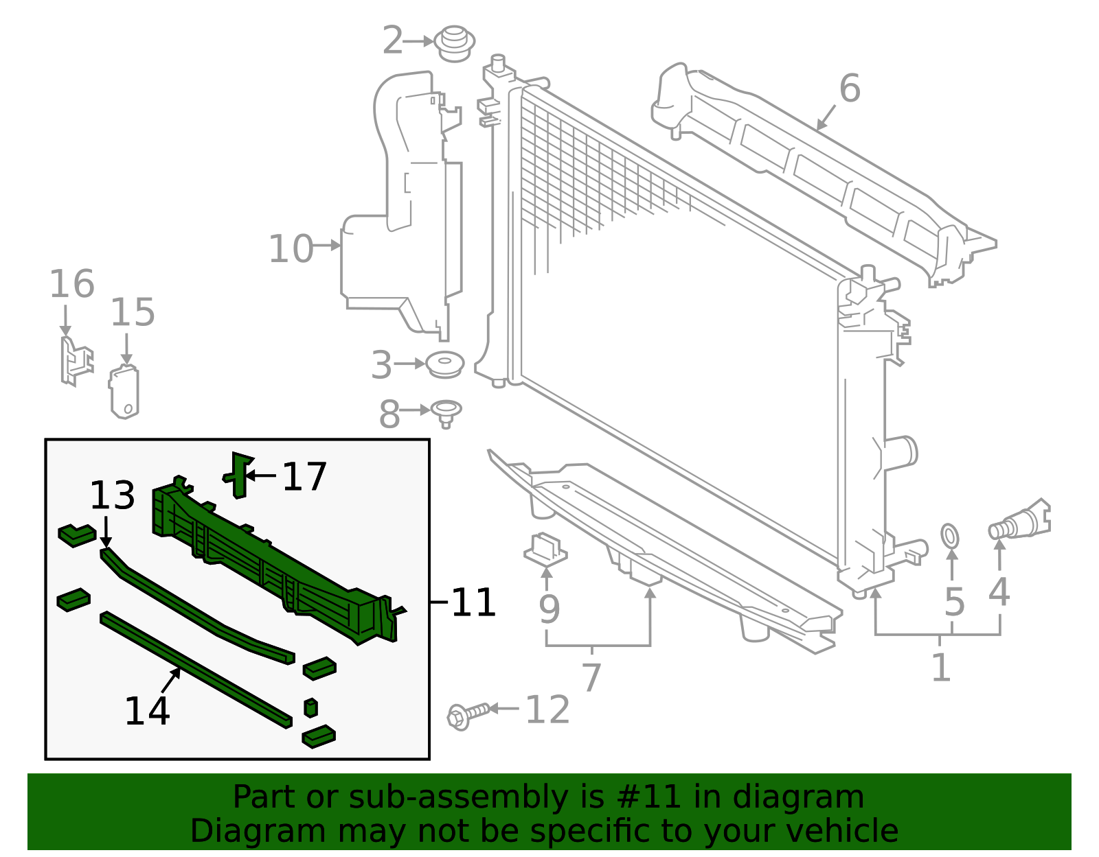 2023-2024 Toyota Shutter Assembly 53180-47131 | Toyota Parts Center