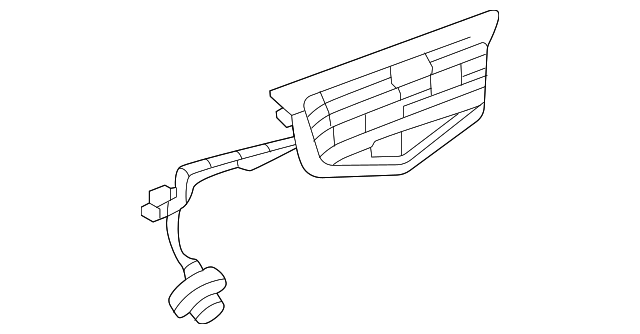 2021-2022 Cadillac Galvano Silver Rear Closure Outside Handle ...