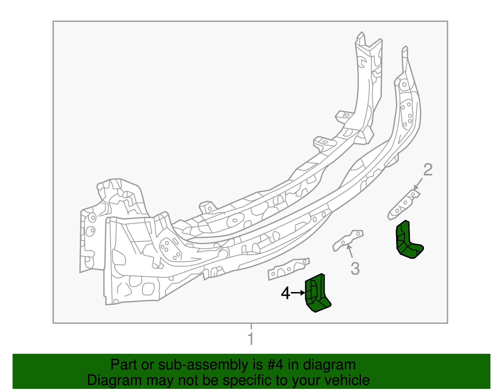 2016-2024 Mazda Rear Body Panel Bracket D09H-53-99Y | Mazda-Parts