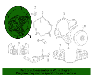 32309882678 - 2021-2022 BMW Steering Wheel (32-30-9-882-678) | BMW of ...