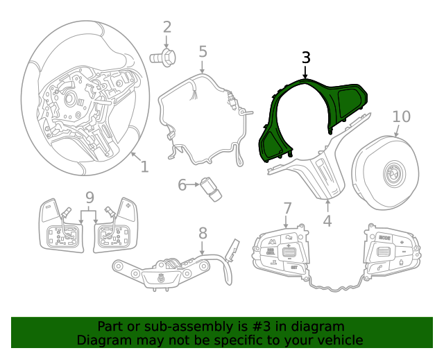32-30-9-882-894 - Upper Trim - 2021-2024 BMW | BMWPartsHub
