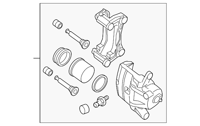 2009-2023 Nissan Maxima Caliper 41001-9N00A | Temecula Nissan Parts
