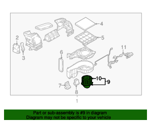 2005-2009 Hyundai Tucson Blower Motor 97113-2E300 | OEM Parts Online