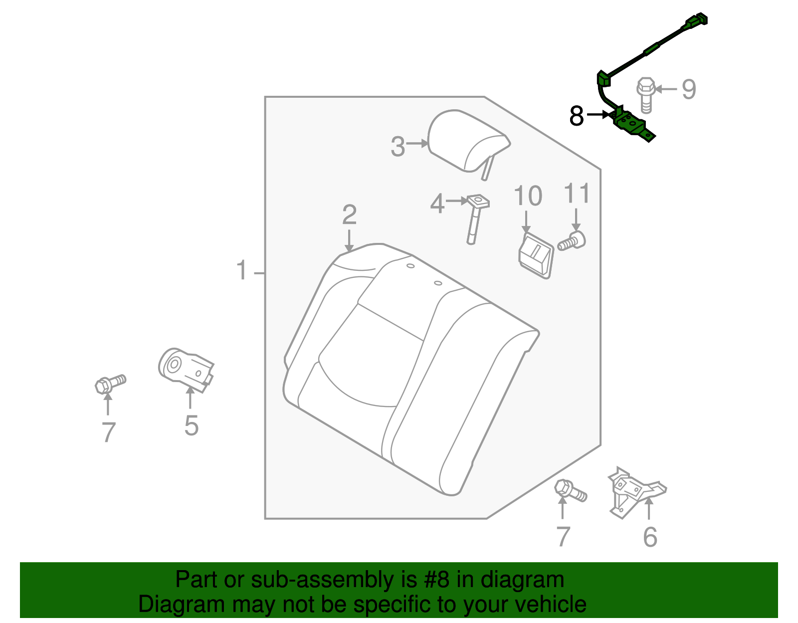 89740-1M500 - Latch 2010-2013 Kia Forte Koup | Kia.Parts Store