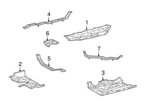 Heat Shields for 2012 Lexus RX350 | Lexus Parts Outlet