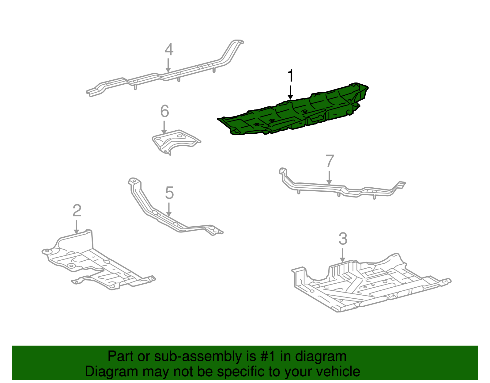 58165-0E010 - Floor Cover - 2010-2015 Lexus | My L Parts