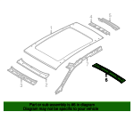 2011-2018 Porsche Cayenne Header Panel 958-502-124-00-GRV | Sunset ...