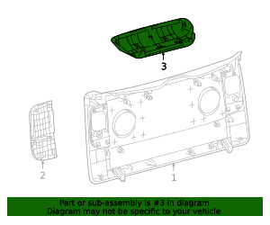 2021-2024 Toyota Sienna Access Cover 67848-08010-C0 | Toyota Parts Center