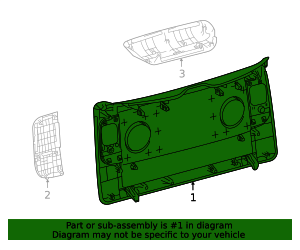 67750-08040-B0 - Lower Gate Trim - 2021-2024 Toyota Sienna | OEM ...