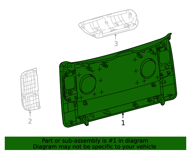 67750-08050-C0 - Lower Gate Trim 2021-2024 Toyota Sienna | Longo Toyota ...
