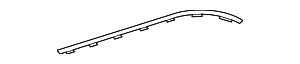 207-880-02-82 - Side Molding 2014-2017 Mercedes-Benz | Mercedes-Benz ...