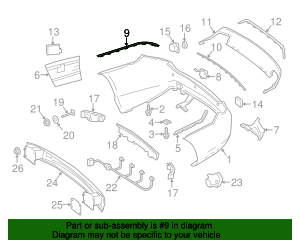 Mercedes-Benz OEM Side Molding Part# 207-880-01-82 | OEM Vehicle Parts