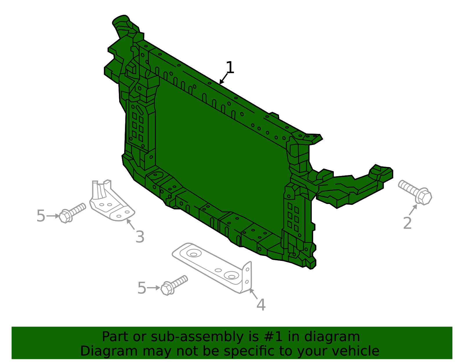 64101 C6500 - Radiator Support 2016-2020 Kia Sorento | Kia.Parts Store