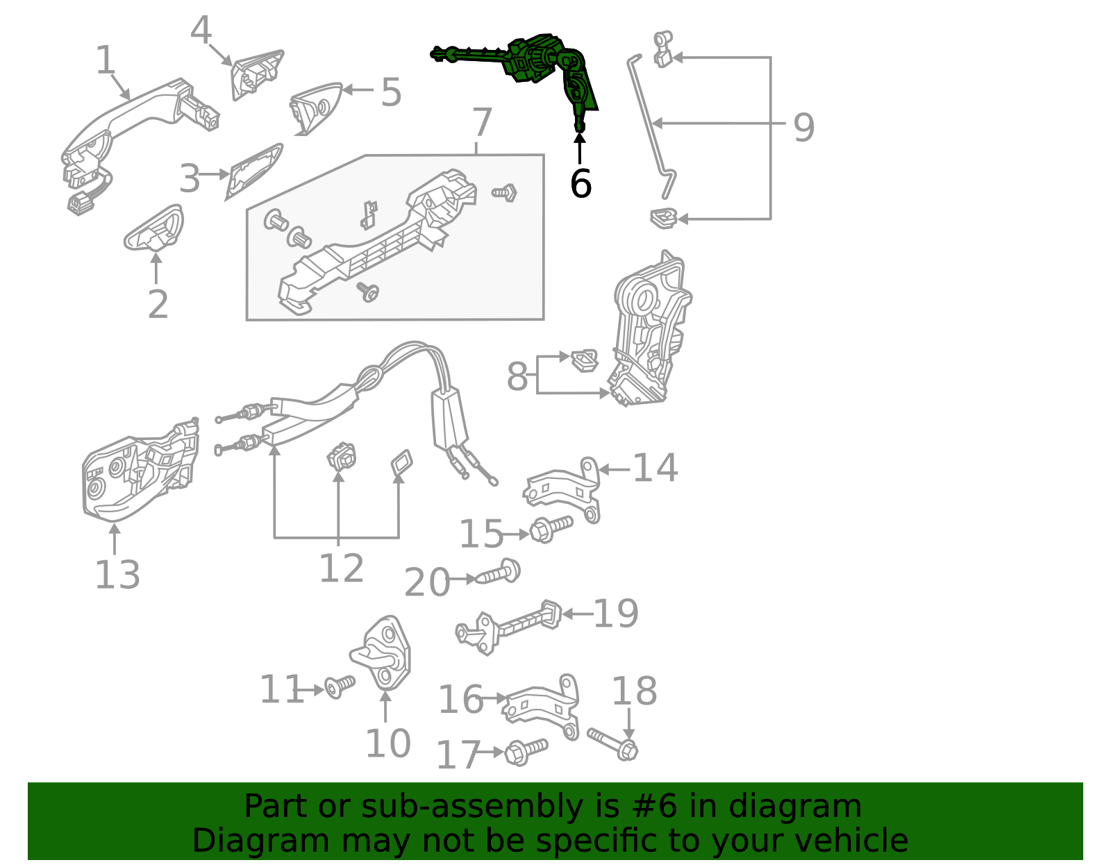 04921-TJB-A01 - High-Quality Door Lock Cylinder for 2022-2025 Acura RDX ...