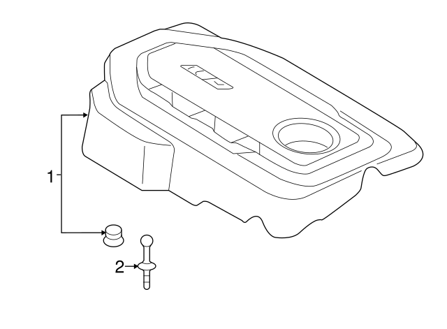 29240-2GTA1 - Engine Cover - 2015-2020 Hyundai | World OEM Parts Hyundai