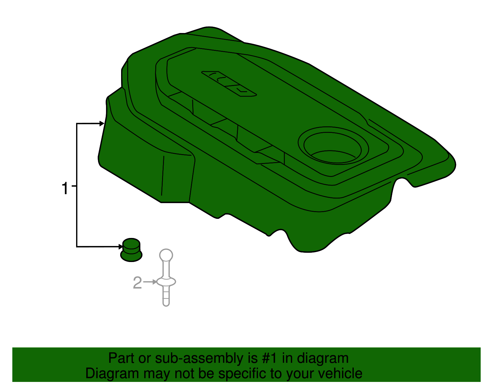 Genuine Engine Cover for 2015-2020 Hyundai | Part# 29240-2GTA1 ...