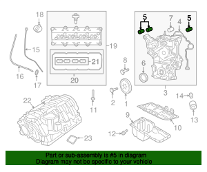 2005-2021 Mopar Timing Cover Bushing 6506697AA | TascaParts.com