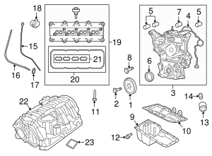 2016-2019 Mopar Oil Pan 68160481AC | TascaParts.com