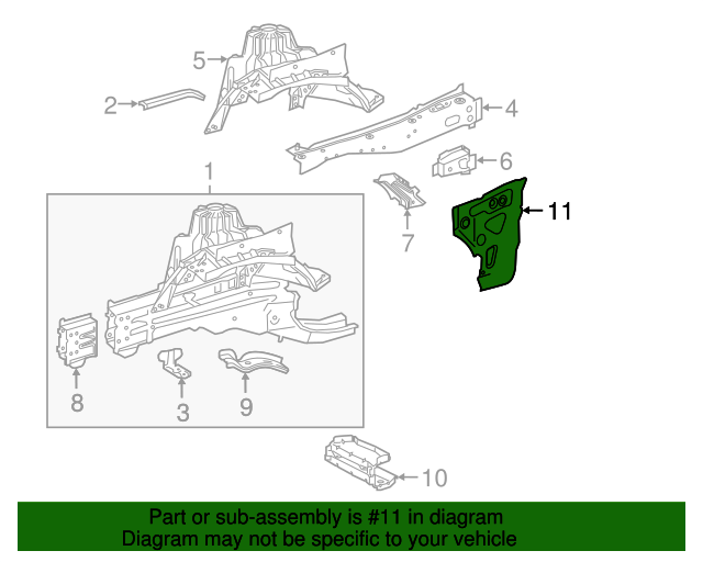 253-620-59-00 - Inner Panel 2016-2019 Mercedes-Benz | Mercedes-Benz USA ...