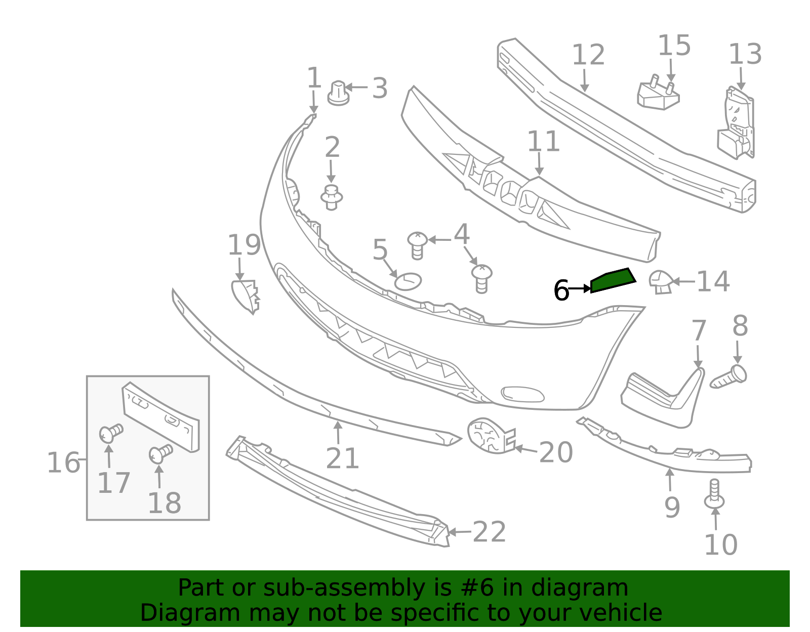 2003-2007 Nissan Murano Bumper Cover Clip 62228-CA010 | Temecula Nissan ...