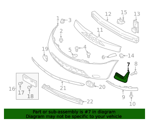 2003-2007 Nissan Murano Deflector Shield - Driver's Side (LH) 62257 ...