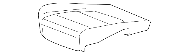 2021-2022 GM Black Driver Seat Cushion Cover 84866018 | GMPartsDirect.com