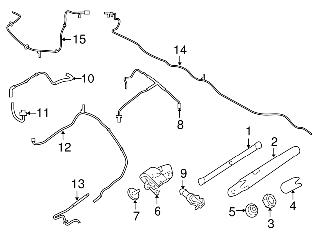 Ford FB5Z-17603-C - Spray Jet - 2016-2019 Ford | OEM Ford Parts ...
