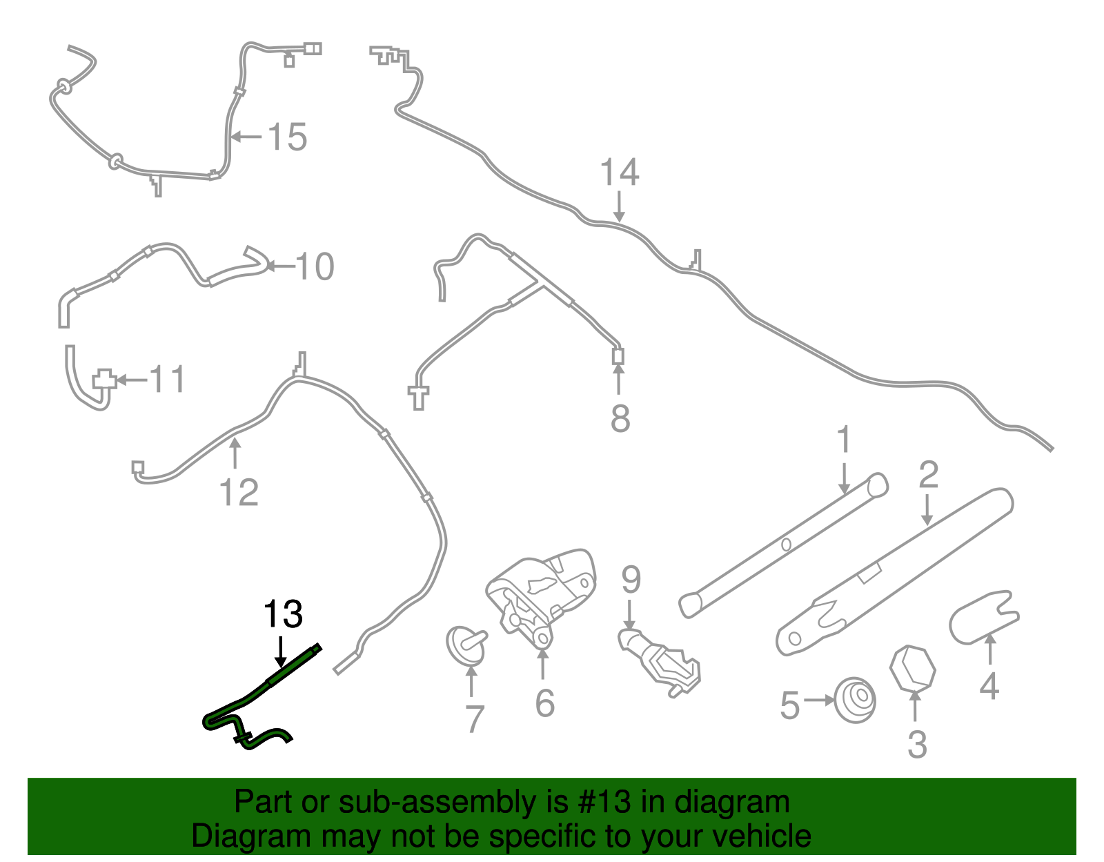2016-2019 Ford Connector Hose Connector FB5Z-17A605-F | OEM Parts Online