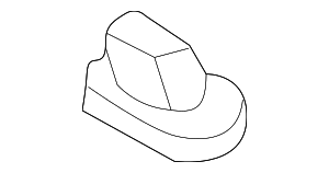 1995-2007 Toyota Bumper Cover Bracket 52197-16020 | Toyota Parts Center