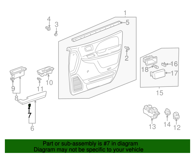 1993-2005 Toyota Back Panel Trim Clip 90468-05047 | Elmhurst Toyota Parts
