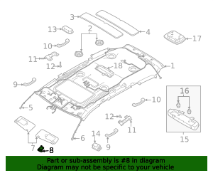 85235-A9000GYT - Sun-Visor Retainer 2020-2023 Kia | Kia.Parts Store