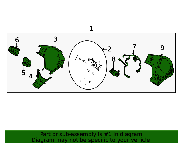 56100-L2040QA1 - Strg Wheel Assembly 2021-2023 Kia K5 | Kia.Parts Store