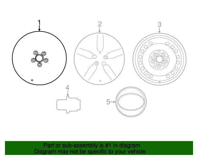 2018 Toyota Camry Wheel Alloy 17 Inch 42611-33C40 | Toyota Parts