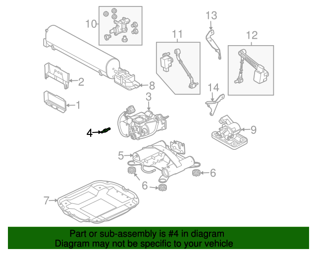 Genuine OEM Compressor Silencer Part# RQV500040 Fits 2007-2008 Land ...