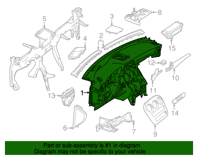 253-680-34-02-3D16 - Instrument Panel 2019-2020 Mercedes-Benz ...