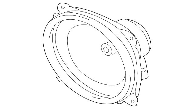 2001-2006 Mitsubishi Quarter Panel Speaker MR459828 | QuirkParts