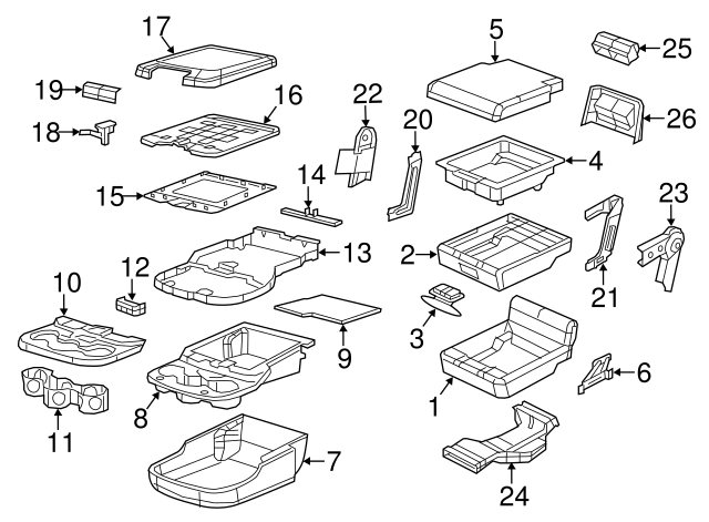2013-2020 Ram Armrest Door 5NJ79LA8AA | TascaParts.com