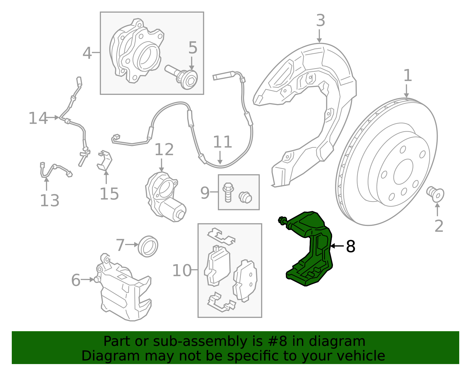 34-20-6-894-086 - Caliper Support - 2019-2025 BMW | BMW Parts Exchange