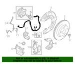 Genuine BMW 34-35-6-870-354 | Wear Indicator - Rear | FREE Shipping on ...