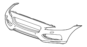 2017-2020 Jaguar F-Pace Bumper Cover T4A6187LML | JaguarParts.com