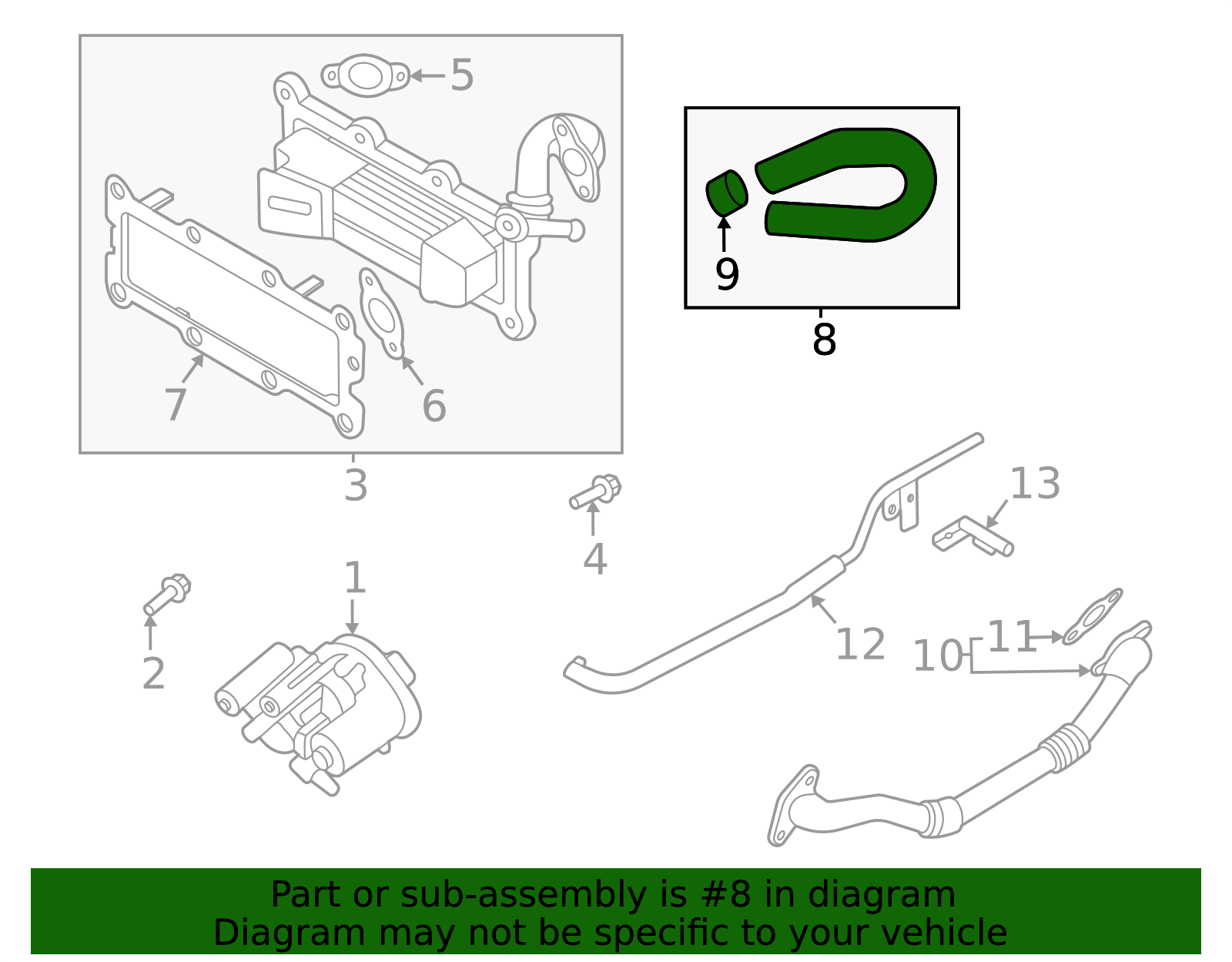 2020-2025 Hyundai Inlet Hose 25474-2S010 | Hyundai Wholesale Direct