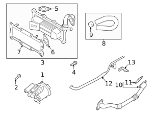 2020-2022 Hyundai Egr Valve 28400-2S000 | OEM Parts Online