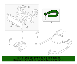 2020-2023 Hyundai Inlet Hose 25474-2S010 | AutoNationParts.com