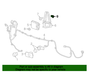 2016-2021 GM Mount Bracket Retainer Nut 11548673 | QuirkParts