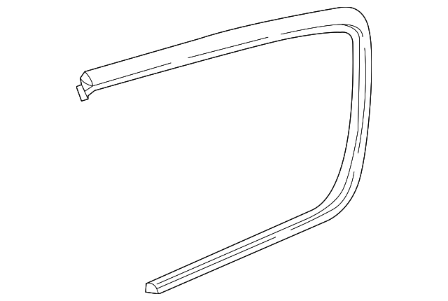 2017-2024 Chrysler Window Molding 68497496AB | Mopar Parts Canada