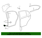 90189-04200 - Door Shell Grommet - 1995-2024 Lexus | My L Parts