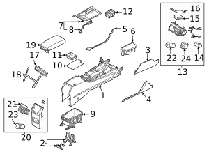 93300-F6HM0 - Switch Assembly - 2020 Kia Cadenza | Kia Auto Parts