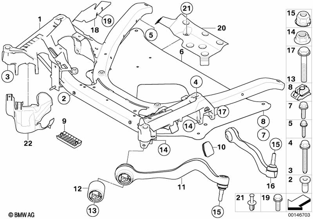1995-2020 BMW Hex Bolt With Washer 31106769441 | Retail Performance ...