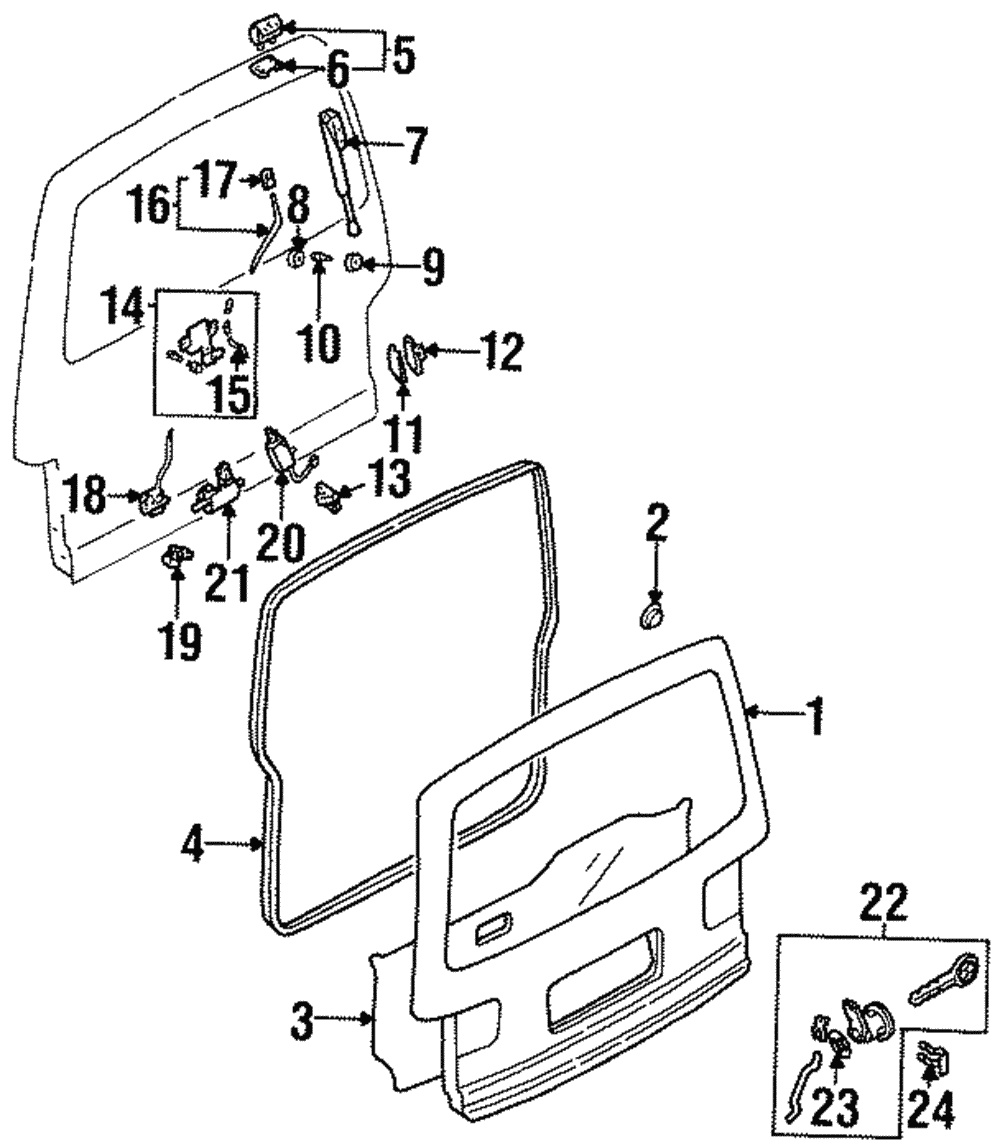 LA02-62-380 - Remote Control 1989-1998 Mazda MPV | Florida Mazda Parts
